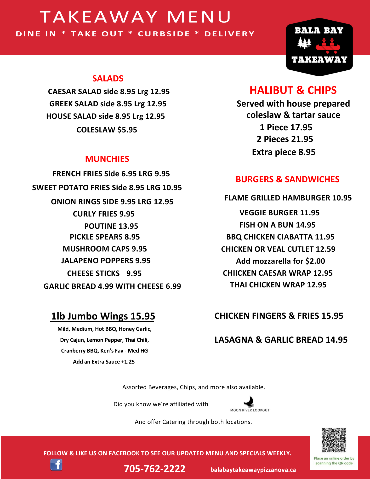 Menu | Bala Bay Takeaway